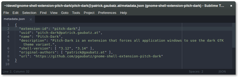 GitHub - pgaubatz/gnome-shell-extension-pitch-dark: A GNOME Shell extension that forces all ...